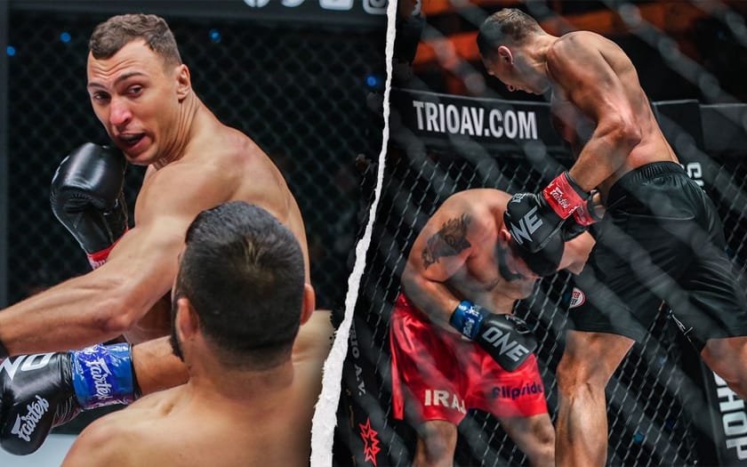 WATCH: Roman Kryklia separates Iraj Azizpour from his senses with ...