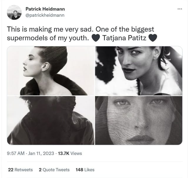 Who is Tatjana Patitz? Tributes pour in as Vogue model dies at the age ...