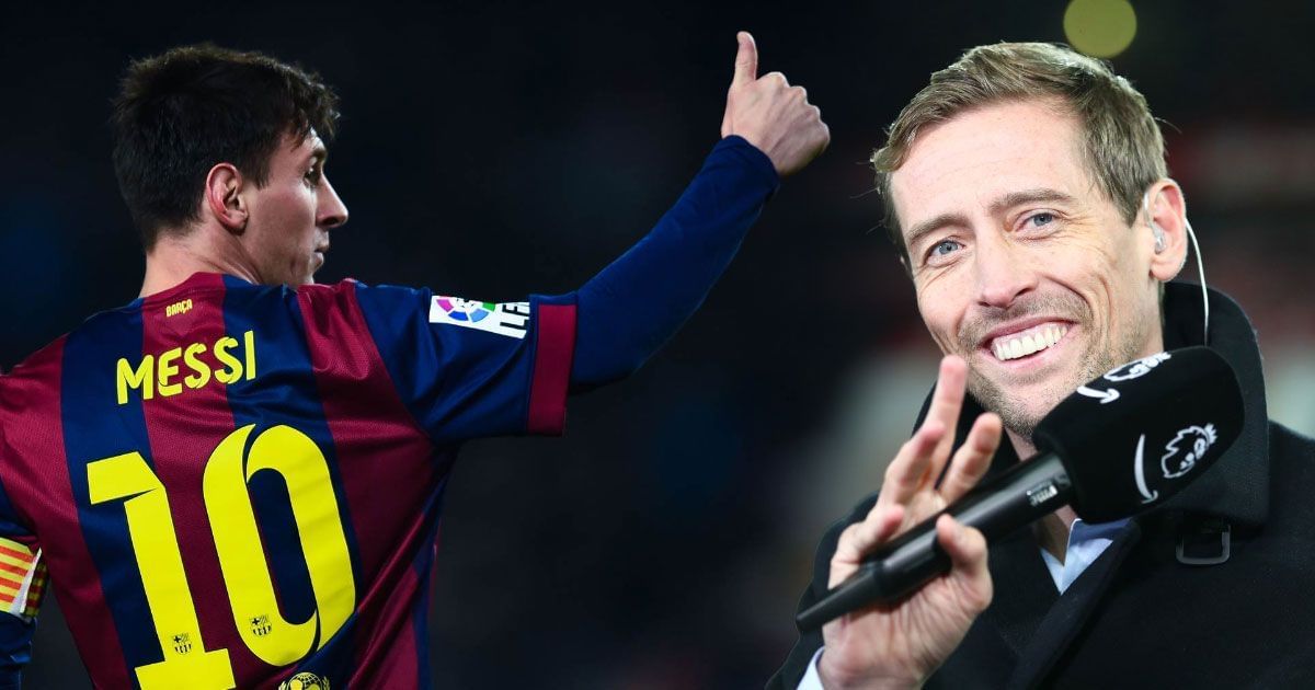 "One of the best playmakers we’ve ever seen" - Peter Crouch heaps praise on Lionel Messi while ...