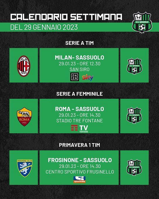 Ac Milan Vs Sassuolo Prediction And Betting Tips January 29 2023