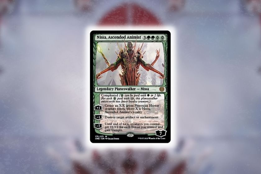 Magic The Gatherings Planeswalker Nissa Ascended Animist Brings
