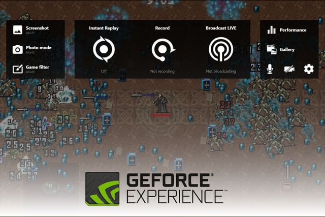 How to use the Nvidia GeForce Experience app's overlay features?