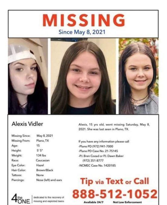 What happened to Alexis Vidler? Missing Texas teen found safe near ...