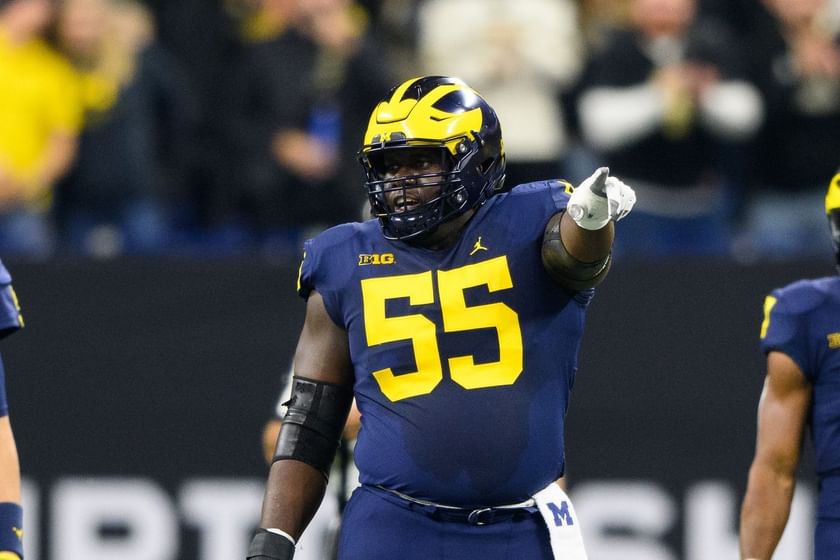 Olusegun Oluwatimi NFL draft projection: How high will the Michigan ...