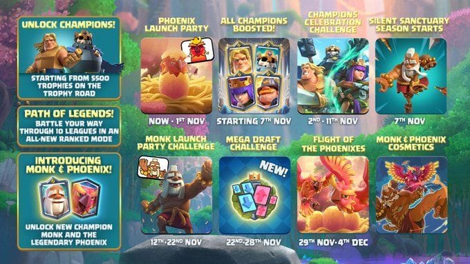 January's Mega Draft Challenge in Clash Royale: Information, rewards ...