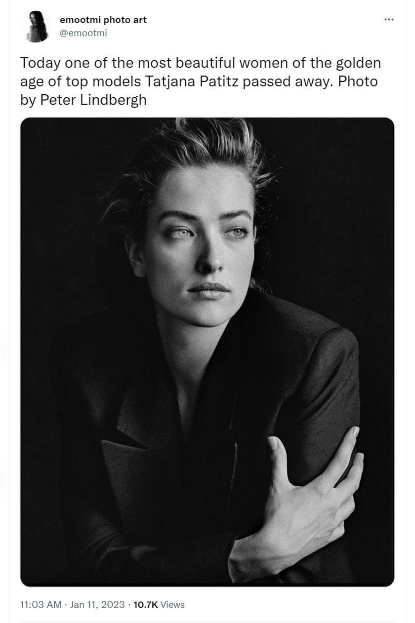 Who is Tatjana Patitz? Tributes pour in as Vogue model dies at the age ...
