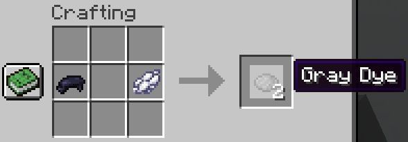 Dye Recipes in Minecraft