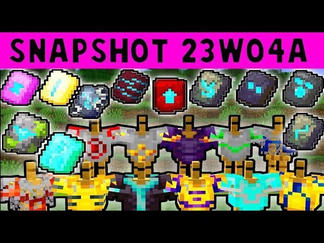 Top 5 features and changes in Minecraft snapshot 23w04a