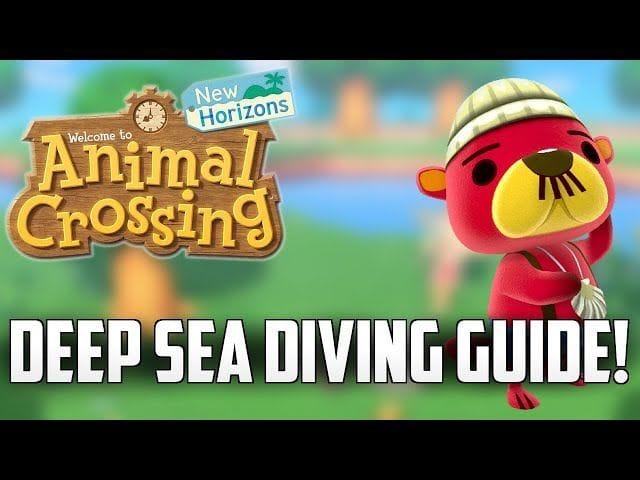Animal Crossing: New Horizons diving and swimming guide