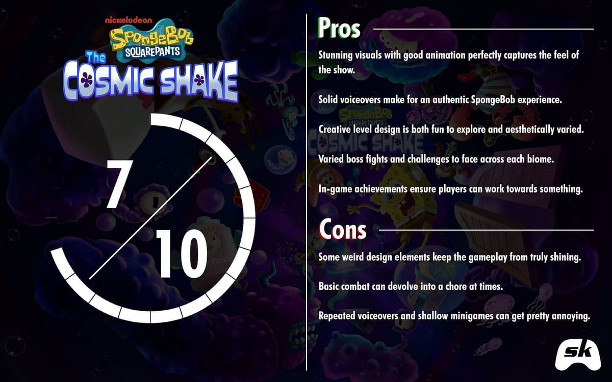 SpongeBob SquarePants: The Cosmic Shake review - A nostalgic trip ...