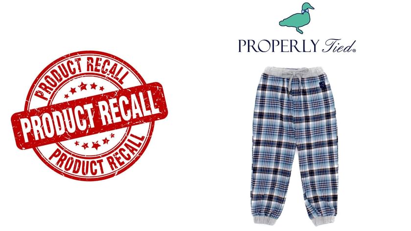 Properly Tied Children's Lounge Pants recall: reason, sizes, colors ...