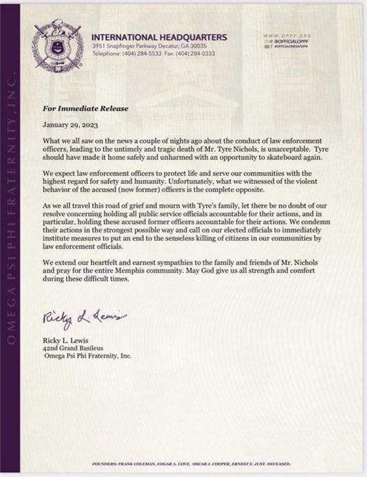 What is Omega Psi Phi? Fraternity under fire over statement on officers ...