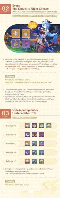 Genshin Impact 3.4: Hu Tao banner 4-stars, release date, and weapon details