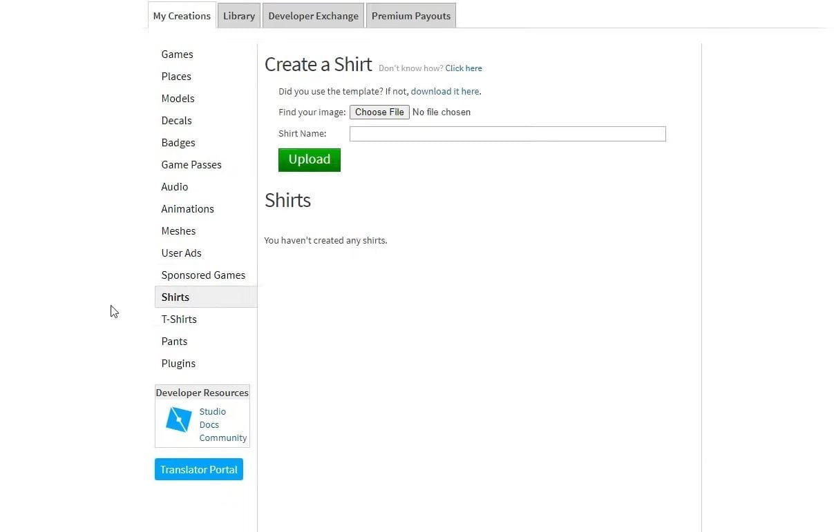 How To Make Roblox Shirts?