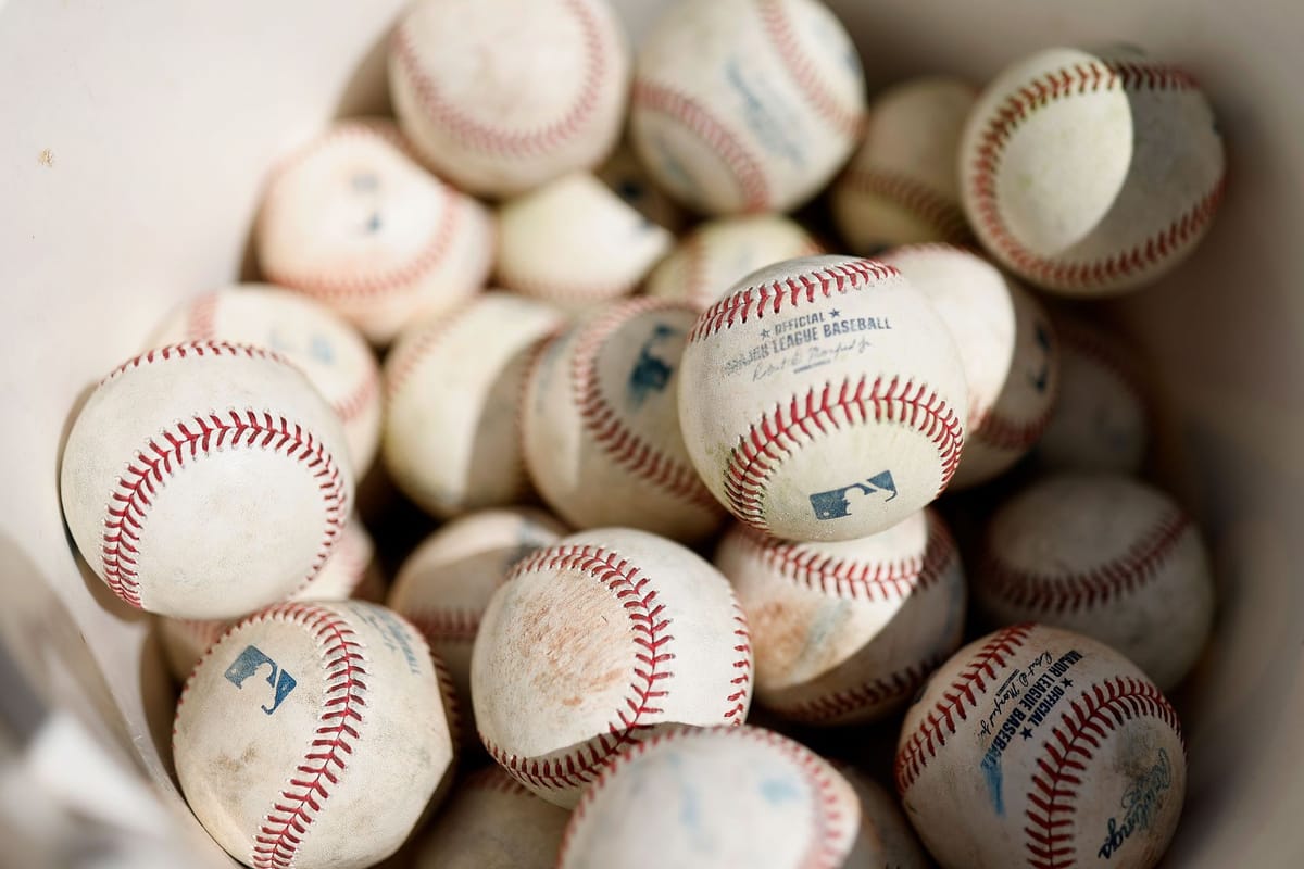What kind of mud is rubbed on MLB balls?
