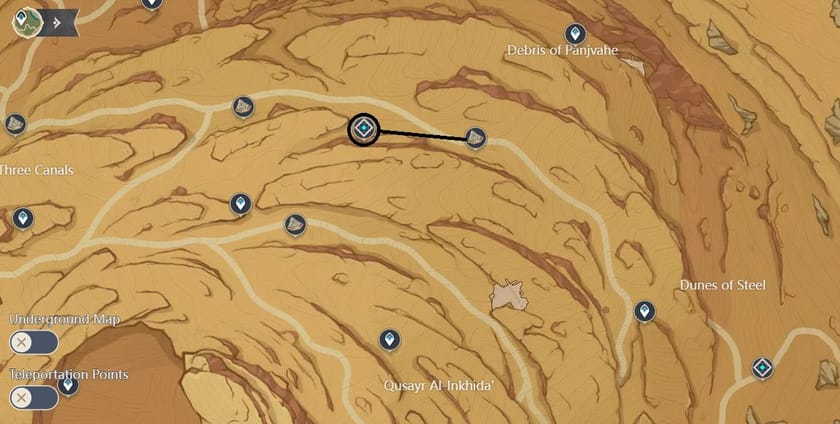 Genshin Impact Mysterious Stone Slate locations in the Desert of ...