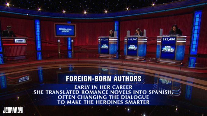 Today’s Final Jeopardy! answer: Wednesday, January 4, 2023