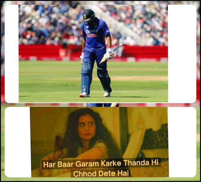 Top 10 Rohit Sharma memes after he failed to convert his start yet ...