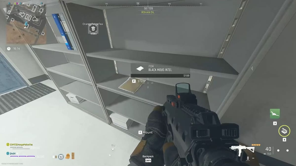 Warzone 2 DMZ location guide: Where to find the Black Mous Intel