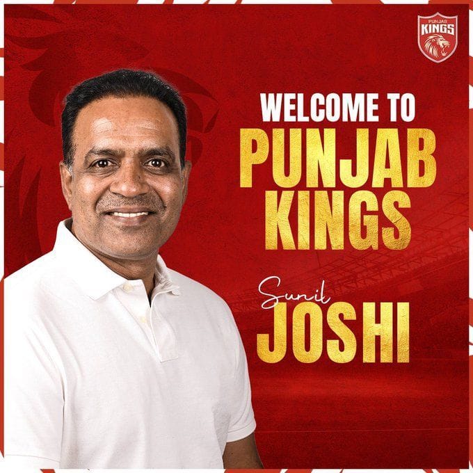 Punjab Kings (PBKS) appoint Sunil Joshi as spin bowling coach for IPL 2023