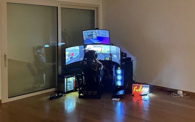 Max Verstappen gets a racing sim set up in his $14 million private jet