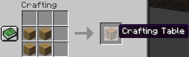 Basic Recipes in Minecraft