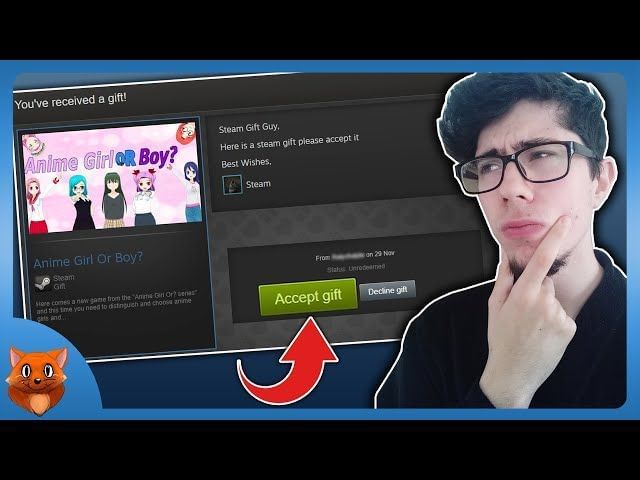 How to easily accept and buy gifts on the Steam Deck