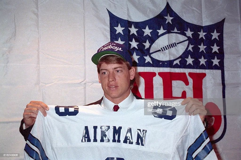 Troy Aikman Profile - Bio, Game Log, Career Stats, Draft, College, News ...