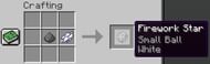 Firework Recipes in Minecraft