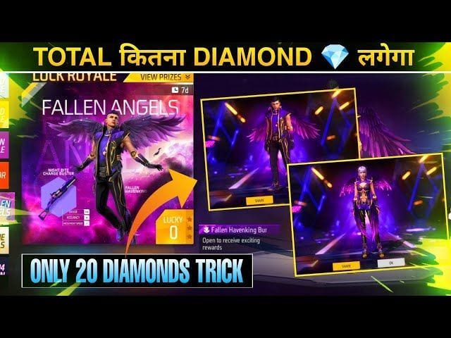 Free Fire Fallen Angels Royale: How to get Fallen Havenking Bundle and ...