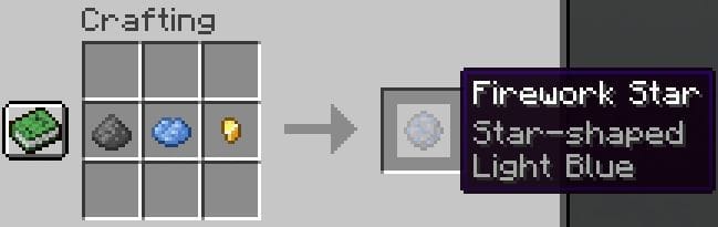 Firework Recipes in Minecraft