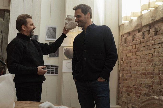 Roger Federer reveals he was a mystery figure in installation by ...