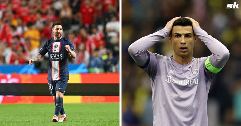 Al Ittihad Fans Taunt Al Nassr Captain Cristiano Ronaldo With Lionel 1681