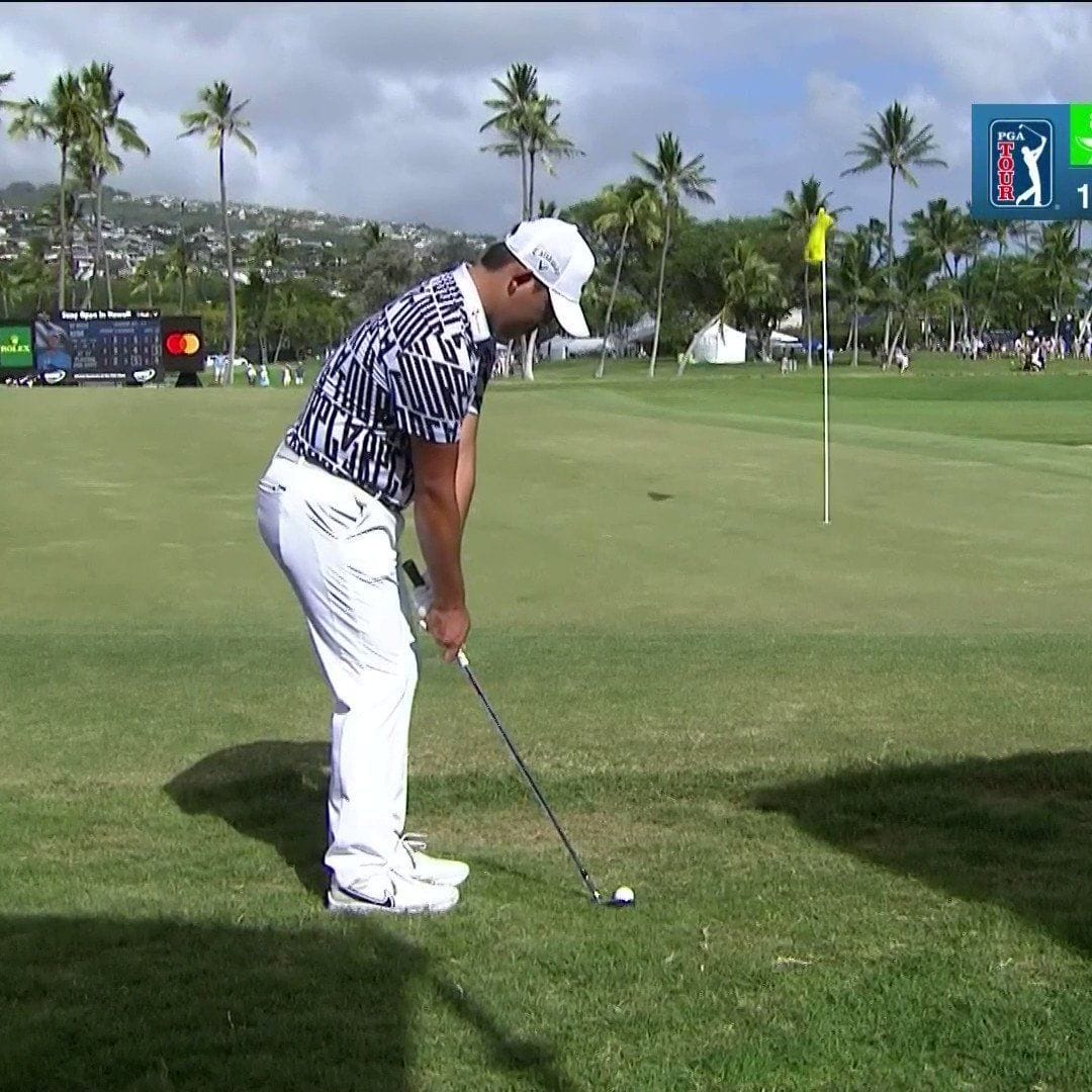 "Was a lucky chip" - Si Woo Kim on his clutch shot to win the 2023 Sony ...