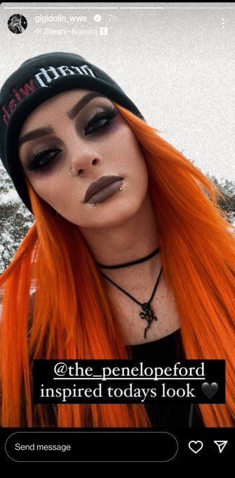 Photo: WWE Superstar Gigi Dolin shows off AEW star-inspired look on ...