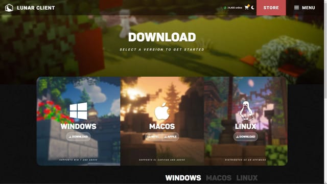 How to download Lunar client for Minecraft in 2023