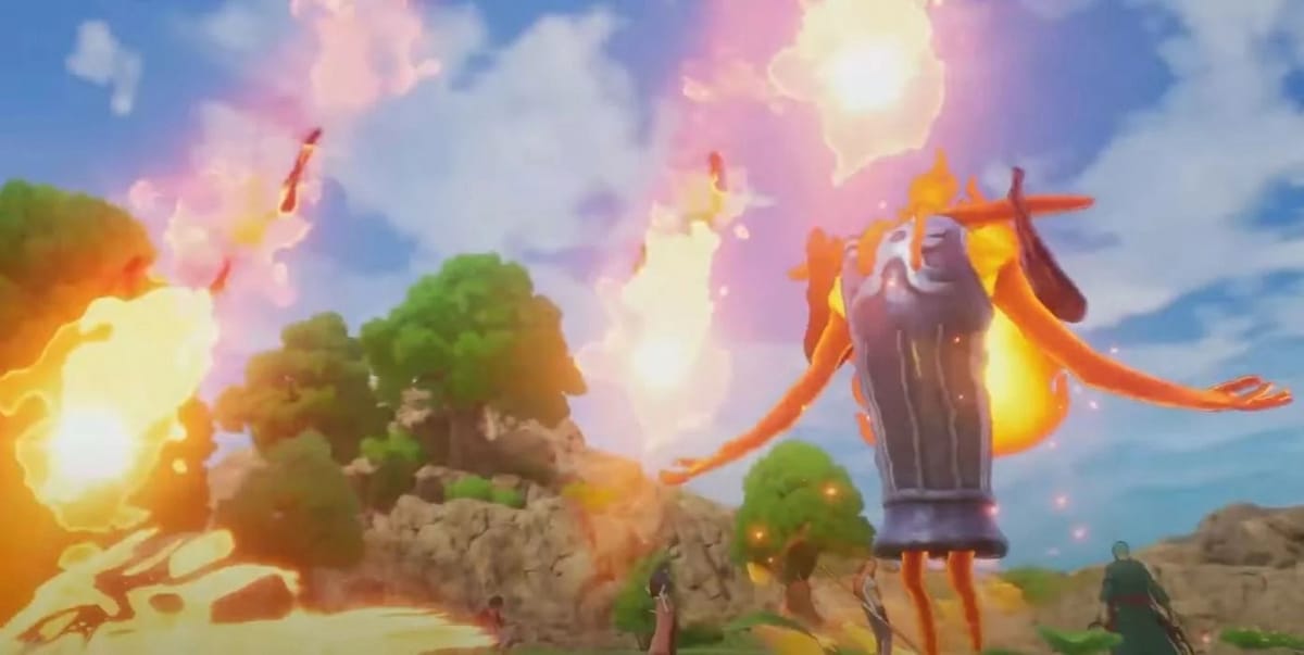 How to easily defeat Fire colossus in One Piece Odyssey