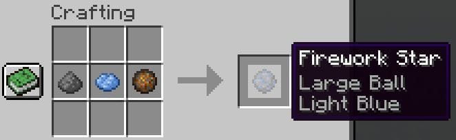 Firework Recipes in Minecraft