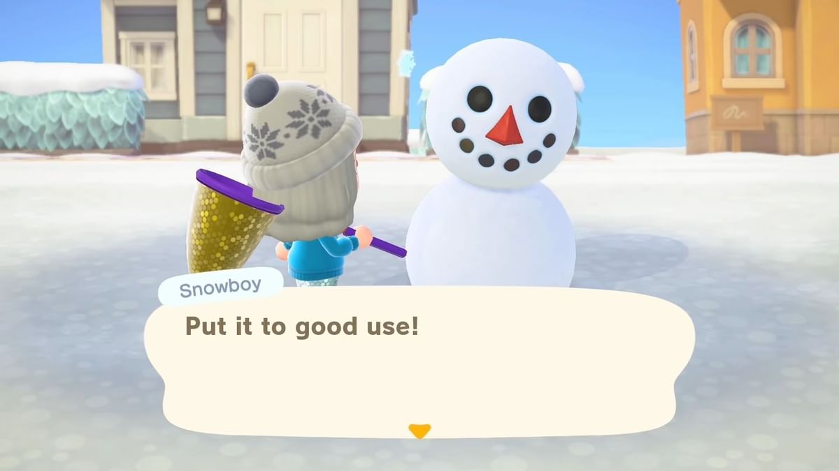 How to catch snowflakes in Animal Crossing New Horizons?