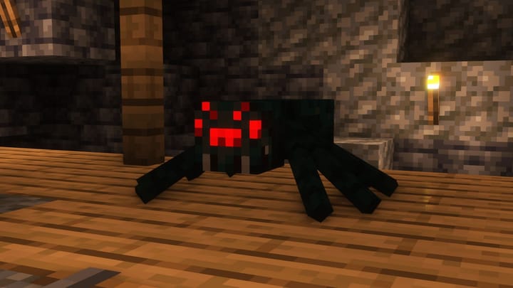 Every arthropod mob in Minecraft