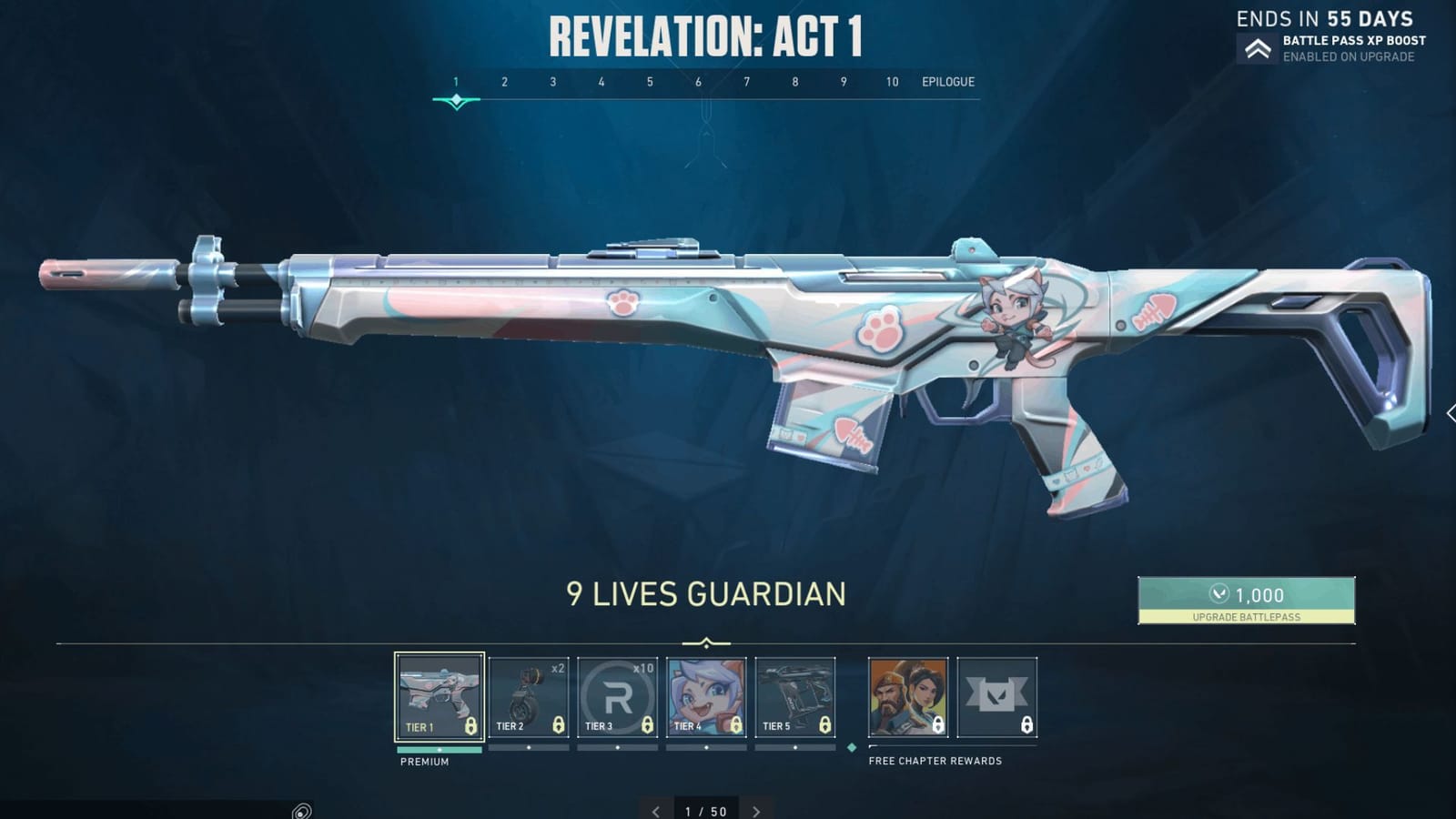 Valorant Episode 6 Act 1: All Battlepass tiers and rewards