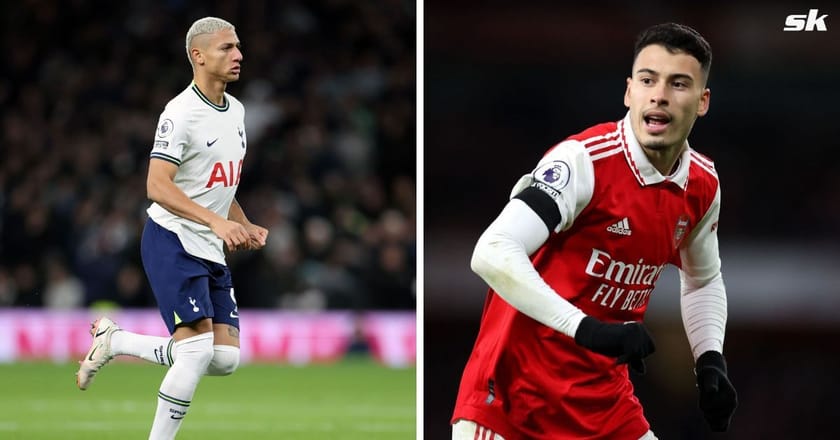 Richarlison snubs Martinelli handshake during Arsenal vs Tottenham as ...