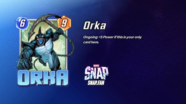 Orka card in Marvel Snap: How to get, abilities, and more