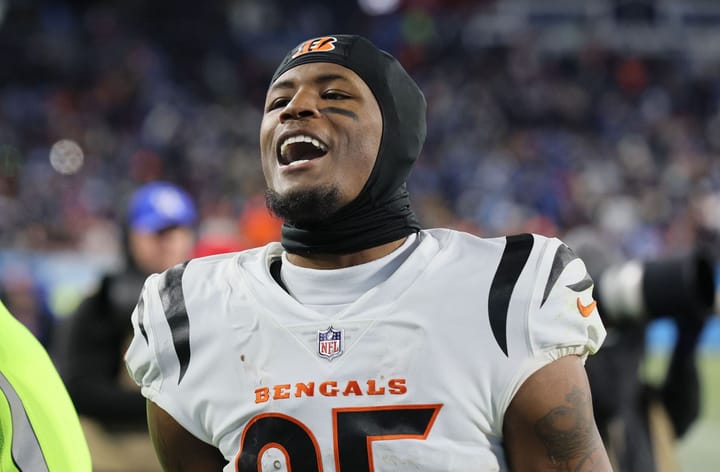 Who are Tee Higgins' parents, Eric Higgins and Lady Stewart?