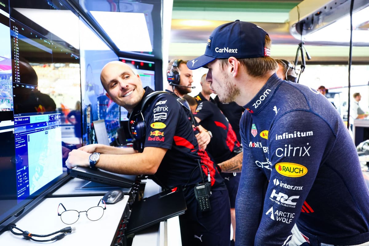 Who is Max Verstappen's Red Bull race engineer?
