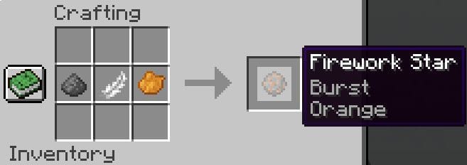 Firework Recipes in Minecraft