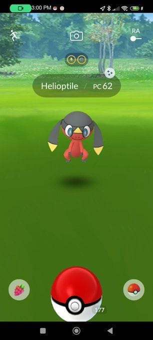 Pokemon Shiny Helioptile