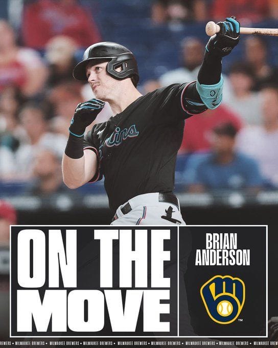 MLB fans react to Brian Anderson signing a deal with Milwaukee Brewers ...