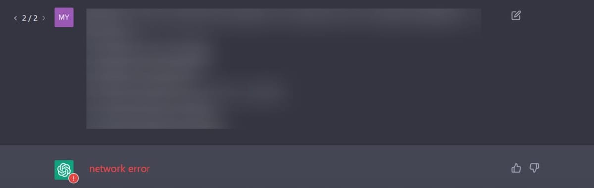 ChatGPT Network Error: How to fix, possible issues and more