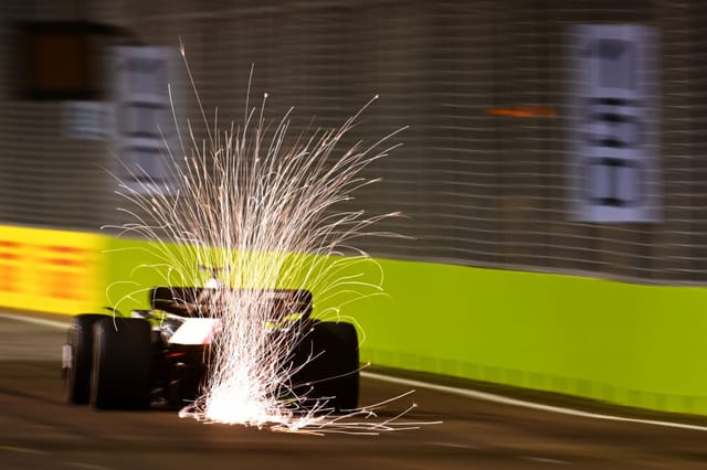 Why do F1 cars spark? Understanding the fiery display off their backs ...